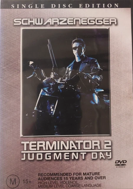 TERMINATOR 2 - Judgment Day (DVD, 1991) Arnold Schwarzenegger, Linda ...