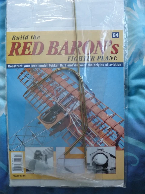 BUILD THE RED Baron's Fighter Plane Fokker Dr1 Hachette Issue 64 New ...