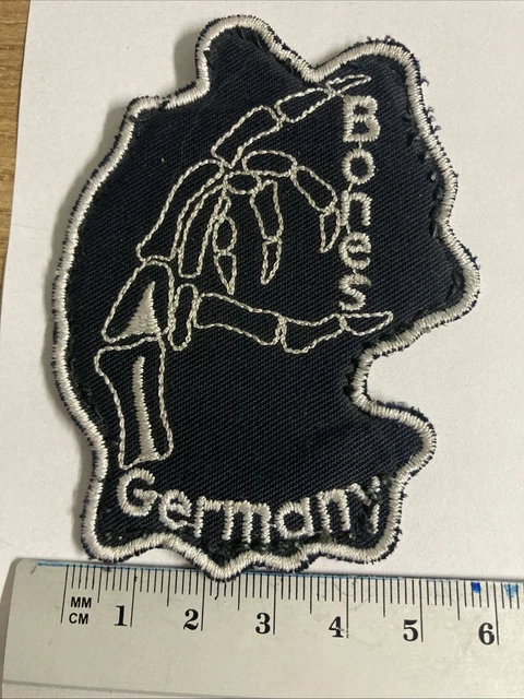 PATCH MC BONES Kutte Biker Rocker Sammlung Aufnäher Rallye Support ...