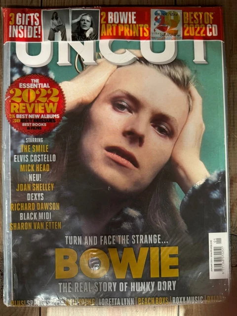 UNCUT MAGAZINE JAN 2023 David Bowie Hunky Dory + 2 Art Prints & Best of 2022 CD £7.50 - PicClick UK