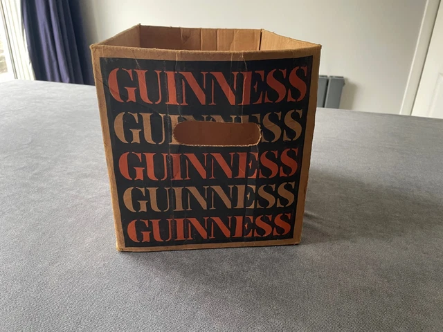 GUINNESS VINTAGE CARDBOARD Bottle Box - Rare £21.48 - PicClick UK