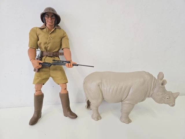 MATTEL BIG JIM Chief Tankua with Rare Safari Outfit and Rhino, Rare £59 ...