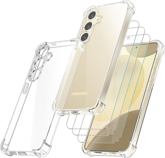 CASE,FOR SAMSUNG GALAXY S25+ Ultra A16 S24 FE A15 A26 A36 A56 Clear Phone Cover £3.95 - PicClick UK