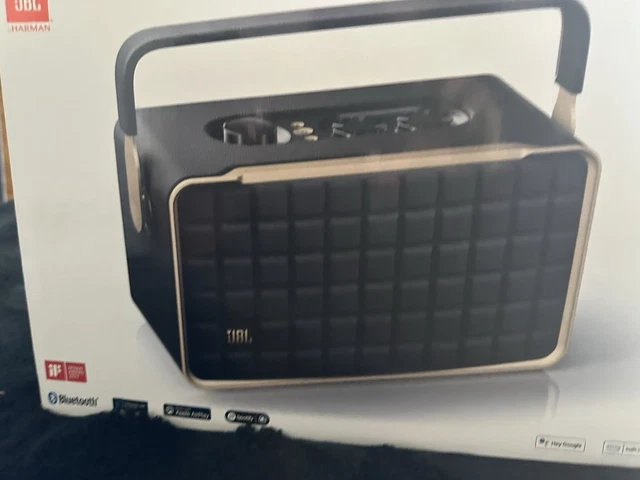 JBL AUTHENTICS 300 Portable Smart Home Speaker Wi-Fi Bluetooth Music ...