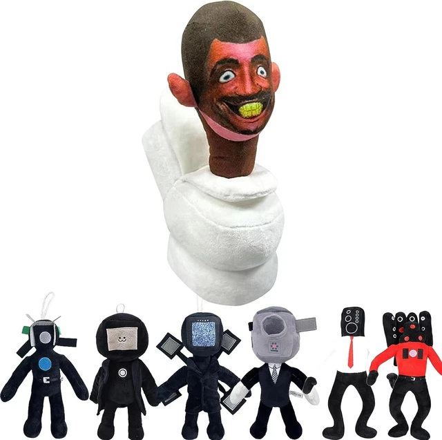 SKIBIDI-TOILET PLUSH TOY Cameraman TV Man Speaker Man Stuffed Doll Toy ...
