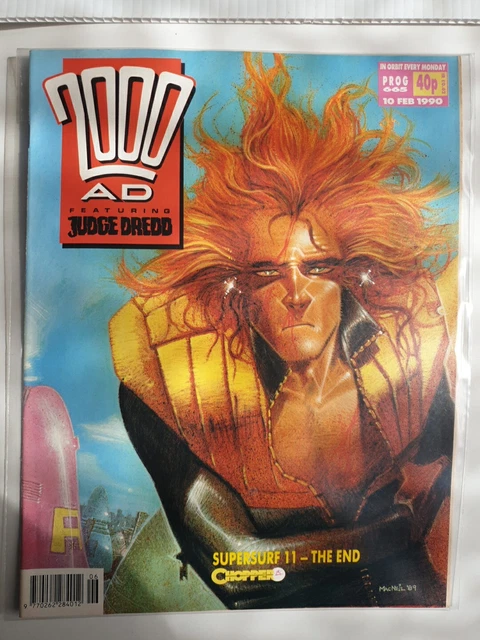 2000AD #665 PROG comic - Nice VFN+ clean - 10 February 1990 SuperSurf ...