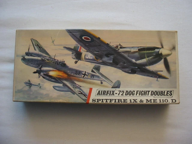 AIRFIX SPITFIRE MK Ix Messerschmitt Me 110 D Dogfight Doubles 1/72 EUR ...