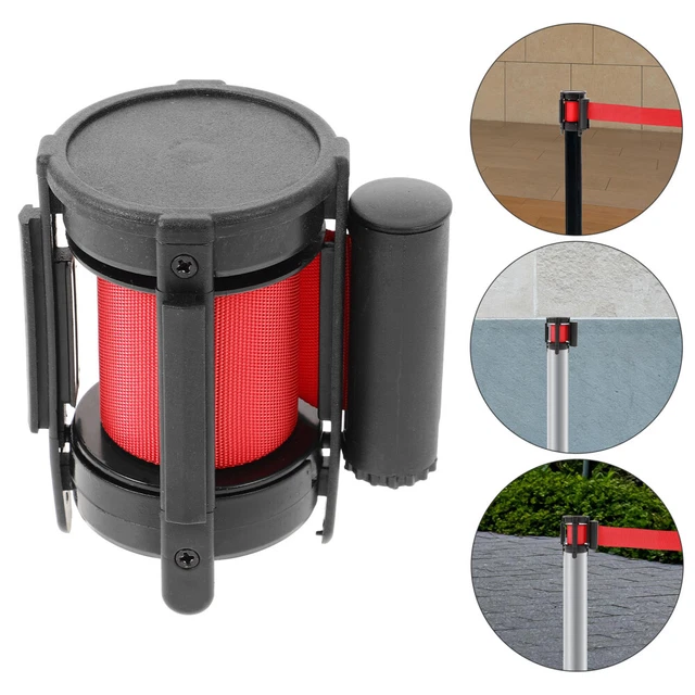 FABRIC RAILING ROPE Safety Barriers Retractable Door Warning Belt £16. ...