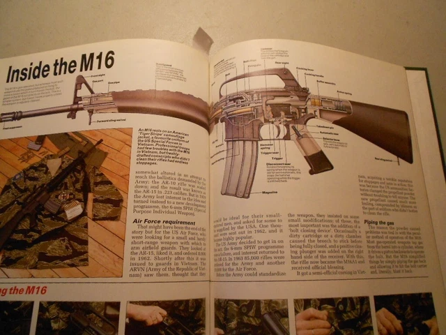 INSIDE THE M-16 M16 Best Article Ever Cutaway View £19.88 - PicClick UK