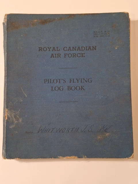 WW2 RCAF CANADIAN Pilots Flying Log Book 1943 (Training) £42.32 ...