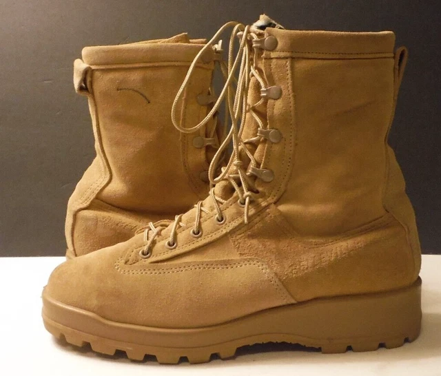 BELLEVILLE 775ST 600 Gram Gore-Tex Steel Toe Desert Tan Combat Boots ...