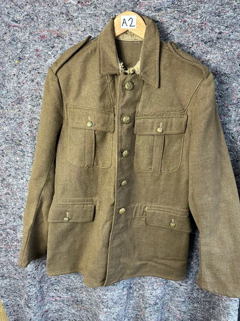ORIGINAL WW2 BRITISH Army 1922 Pattern Service Dress Jacket - 38" Chest ...