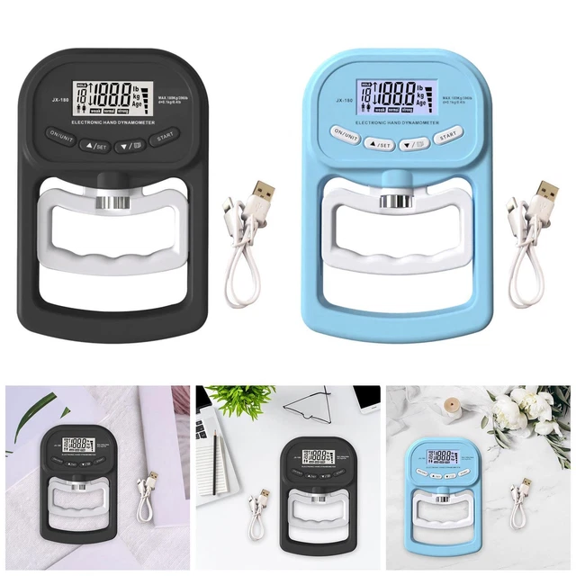 POIGNÉE ÉLECTRONIQUE, DYNAMOMÈTRE à main Stable, outil d'entraînement et de EUR 29,01 - PicClick IT