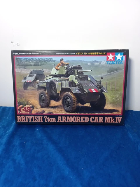 TAMIYA 1/48 SCALE WW2 British 7 ton Armoured Car Mk IV EUR 22,80 ...