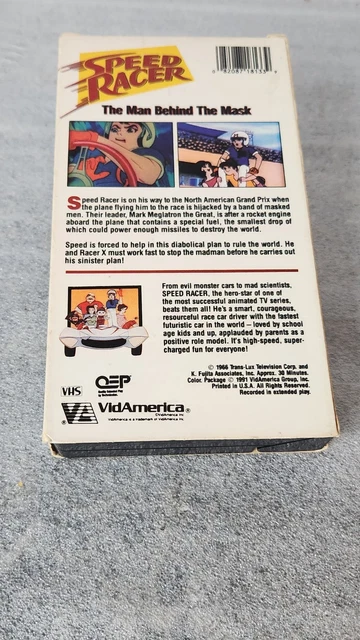 SPEED RACER THE Man Behind The Mask VHS 1991 VidAmerica £4.41 - PicClick UK