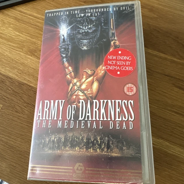 ARMY OF DARKNESS: The Medieval Dead VHS, New Ending £0.73 - PicClick UK