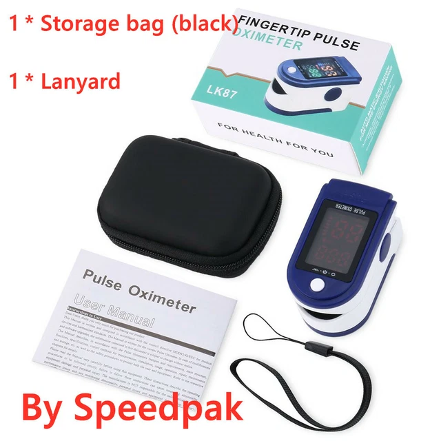 FINGER TIP PULSE Oximeter Meter SpO2 Heart Rate Monitor Blood Oxygen ...