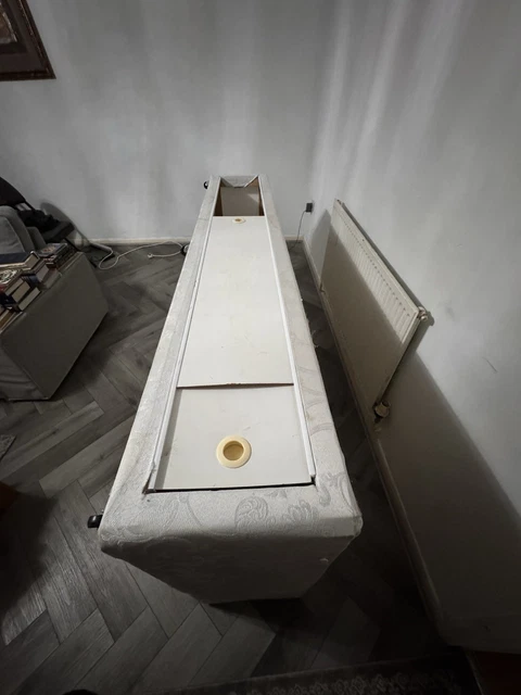 SINGLE DIVAN BED Base with Sliding Storage Drawers – Light Pattern ...