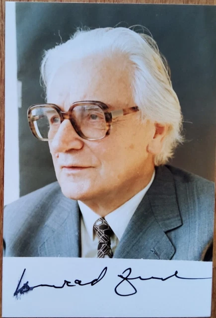 AUTOGRAMM ERFINDER KONRAD Zuse FOTO 9X14cm verstorben 1995 orginal ...