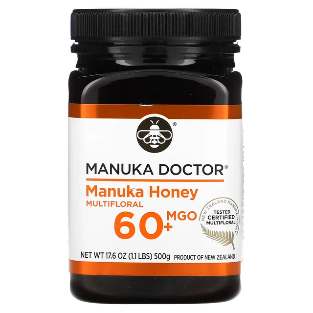 MANUKA DOCTOR - Monofloral Manuka Honey - Mgo 60+- 500 G - Exp: Nov 24 ...