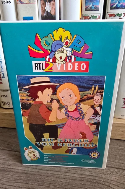VHS DIE KINDER vom Berghof RTL2 Vampy Anime Nippon Retro Vintage 90er ...