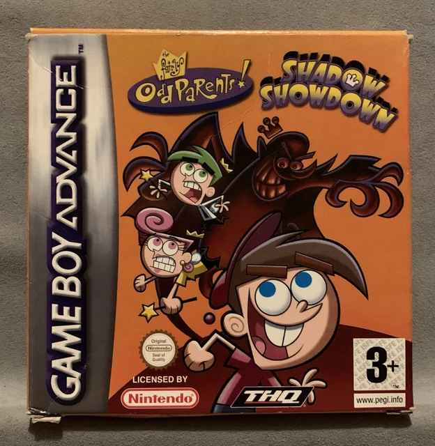FAIRLY ODD PARENTS Shadow Showdown Nintendo Game Boy Advance boîte avec ...