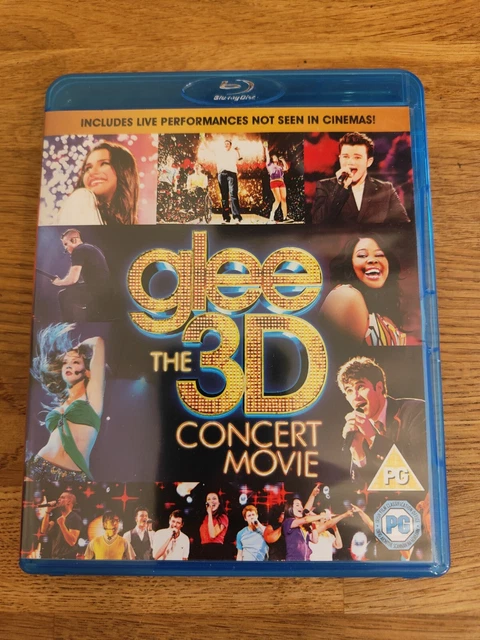 BLU-RAY - GLEE 3D The Concert Movie Blu-Ray Musical Cert 12 EUR 3,54 ...