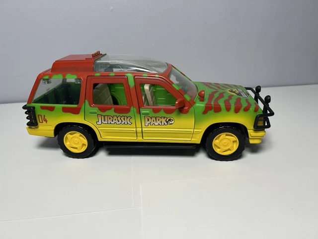 JURASSIC WORLD LEGACY Park Tyrannosaurus Rex Pack Escape Ford Explorer ...