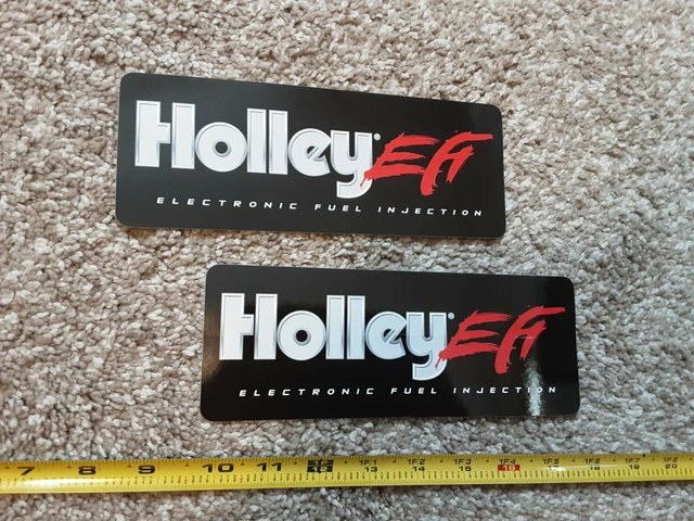 LOT OF 2 Holley EFI Fuel Injection Racing Decals Stickers Nascar NHRA ...