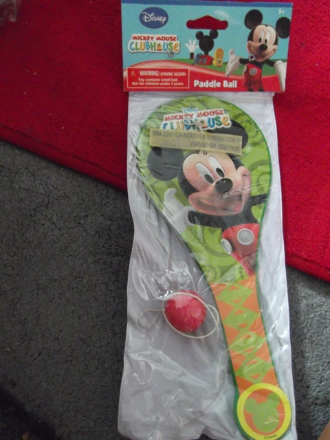 SEALED DISNEY MINNIE Mouse Paddle Bat & Ball 10 In X 4 In £1.99 ...