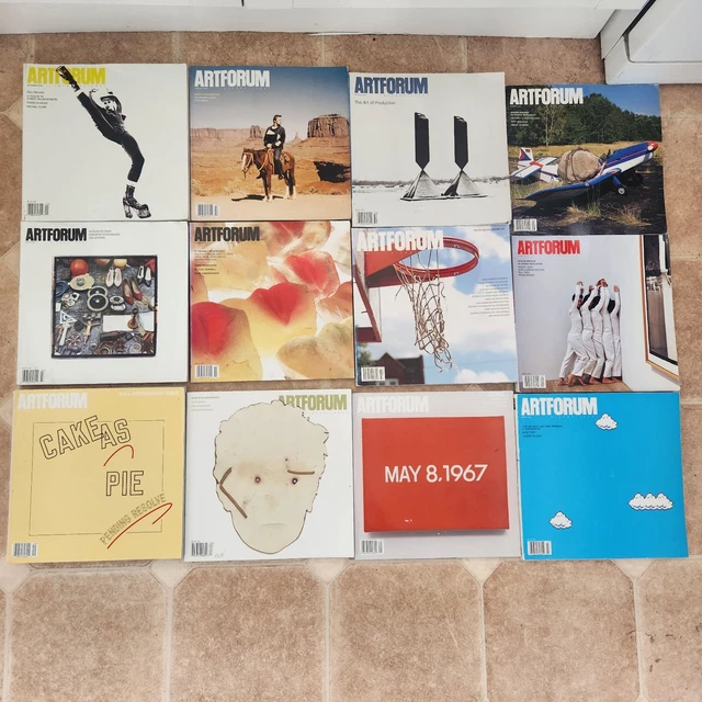 ARTFORUM INTERNATIONAL MAGAZINE Bundle Lot x12 Issues 50th Anniversary ...