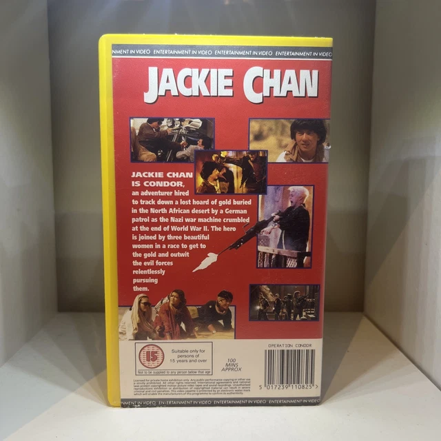 OPERATION CONDOR (ARMOUR of God 2) PAL VHS - Action Adventure 15 ...