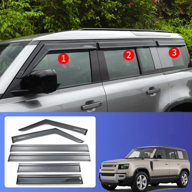 FOR LAND Rover Defender 110 2020-2022 Window Visor Vent Shades Sun Rain ...