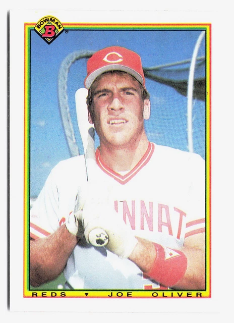 1990 BOWMAN JOE Oliver RC recrue Cincinnati Reds #54 EUR 1,66 - PicClick FR