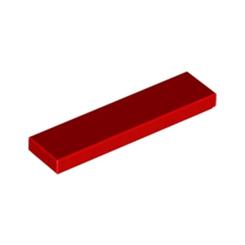 LEGO BRIQUES 20X Brillant Rouge 1x4 Carreau Plat Mince sans Clou 243121 ...
