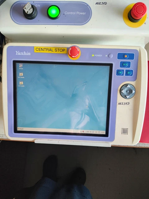 YUSHIN ROBOT CONTROLLER RAI-a-1800S-CT with Handheld Pendant RET-W 001 ...