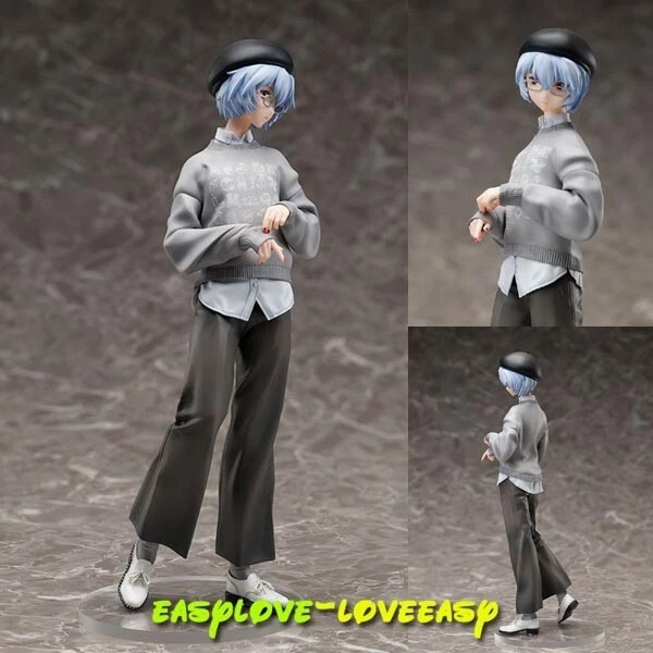 ANIME EVANGELION REI Ayanami Blue Ver. RADIO EVA Collect PVC Display ...