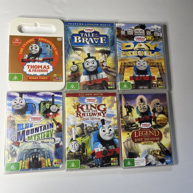 THOMAS AND FRIENDS The Tank Engine DVDs The Movies x 6 Bulk Bundle ABC ...