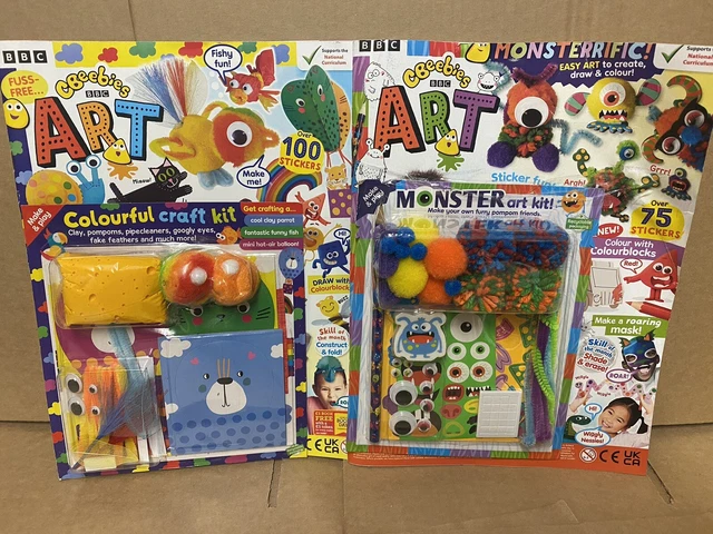 BBC CBEEBIES ART magazine 2023 Colour Create Play & more + Colourful ...