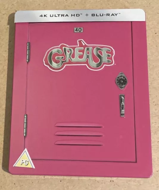 Grease 40th Anniversary Limited Edition 4k Ultra Hd Blu Ray Steelbook