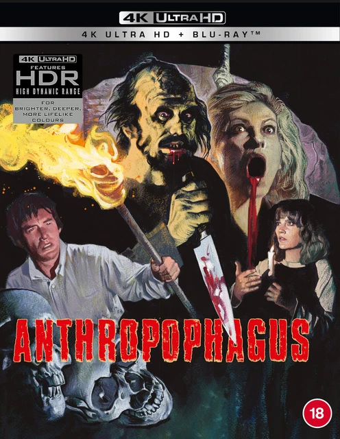 ANTHROPOPHAGOUS (4K UHD Blu-ray) Tisa Farrow Margaret Mazzantini ...