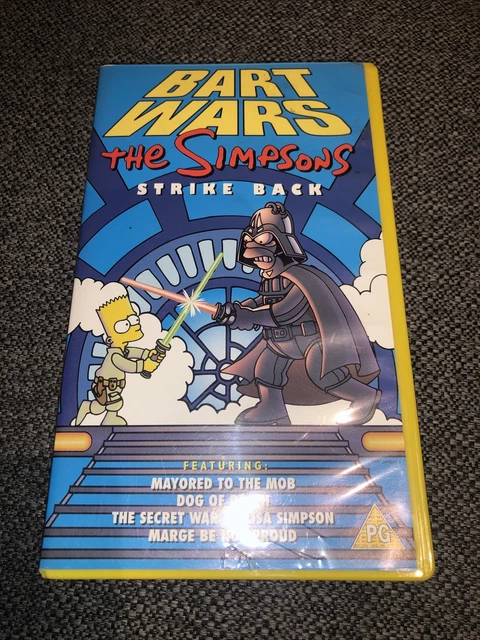THE SIMPSONS - Bart Wars - VHS Video Tape - The Simpsons Strike Back ...