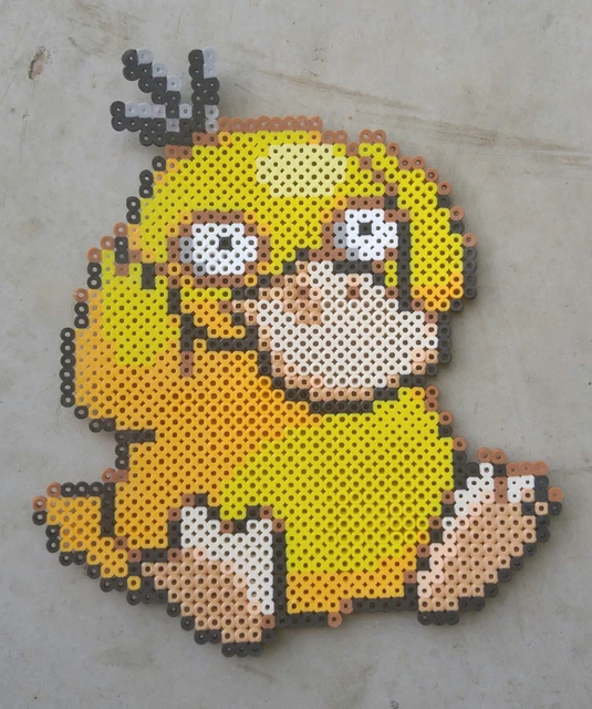 PSYDUCK POKÉMON PIXEL Art Perler Bead Art EUR 18,74 - PicClick FR
