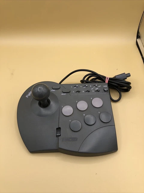 SUPER NINTENDO SNES Fighter Stick SN Controller Arcade Joystick ...