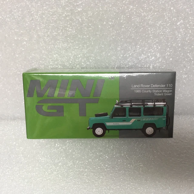 MINI GT 1/64 Land Rover Defender 110 1985 County Station Wagon LHD # ...