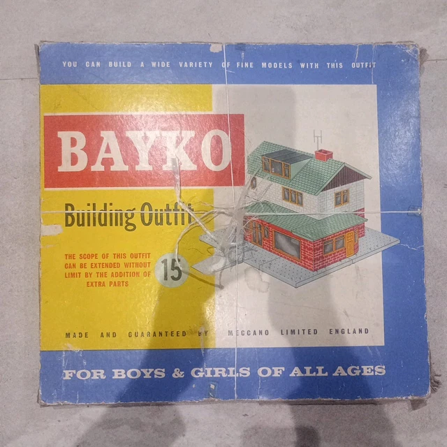 BAYKO MECCANO BUILDING Outfit 15 £59.99 - PicClick UK