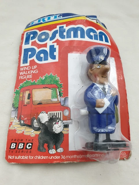 VINTAGE ERTL POSTMAN Pat Wind Up Walking Figure 1984 - Sealed £6.99 ...