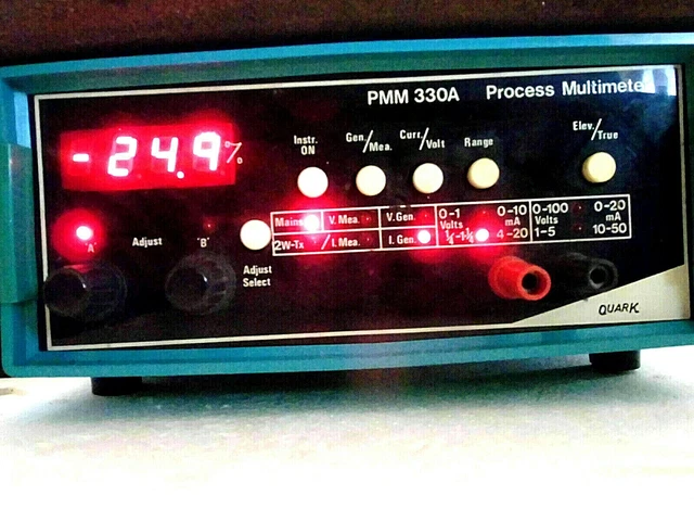 PROCESS SIGNAL CALIBRATOR Process Bench Multimeter Quark Electronics ...