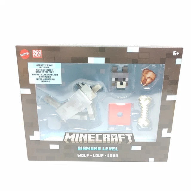 FIGURA WOLF DIAMOND Level Minecraft 14Cm (PO174837) EUR 26,59 - PicClick IT