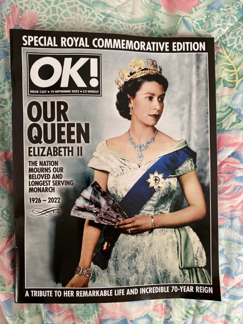 OK MAGAZINE SPECIAL commemorative edition Queen elizabeth II death collectors $19.28 - PicClick CA
